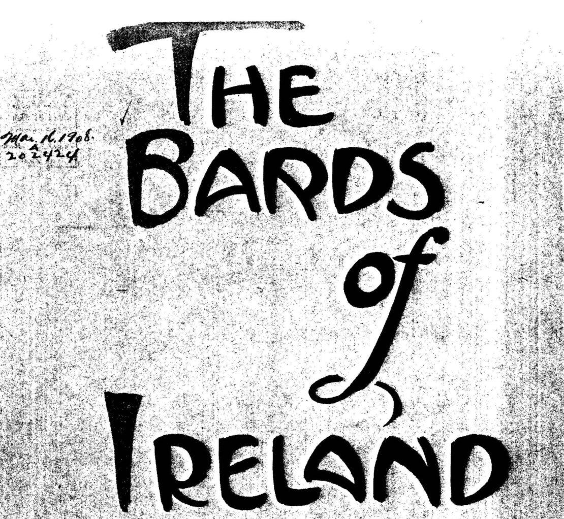 Bards of Ireland Song Cycle – VHSource.com